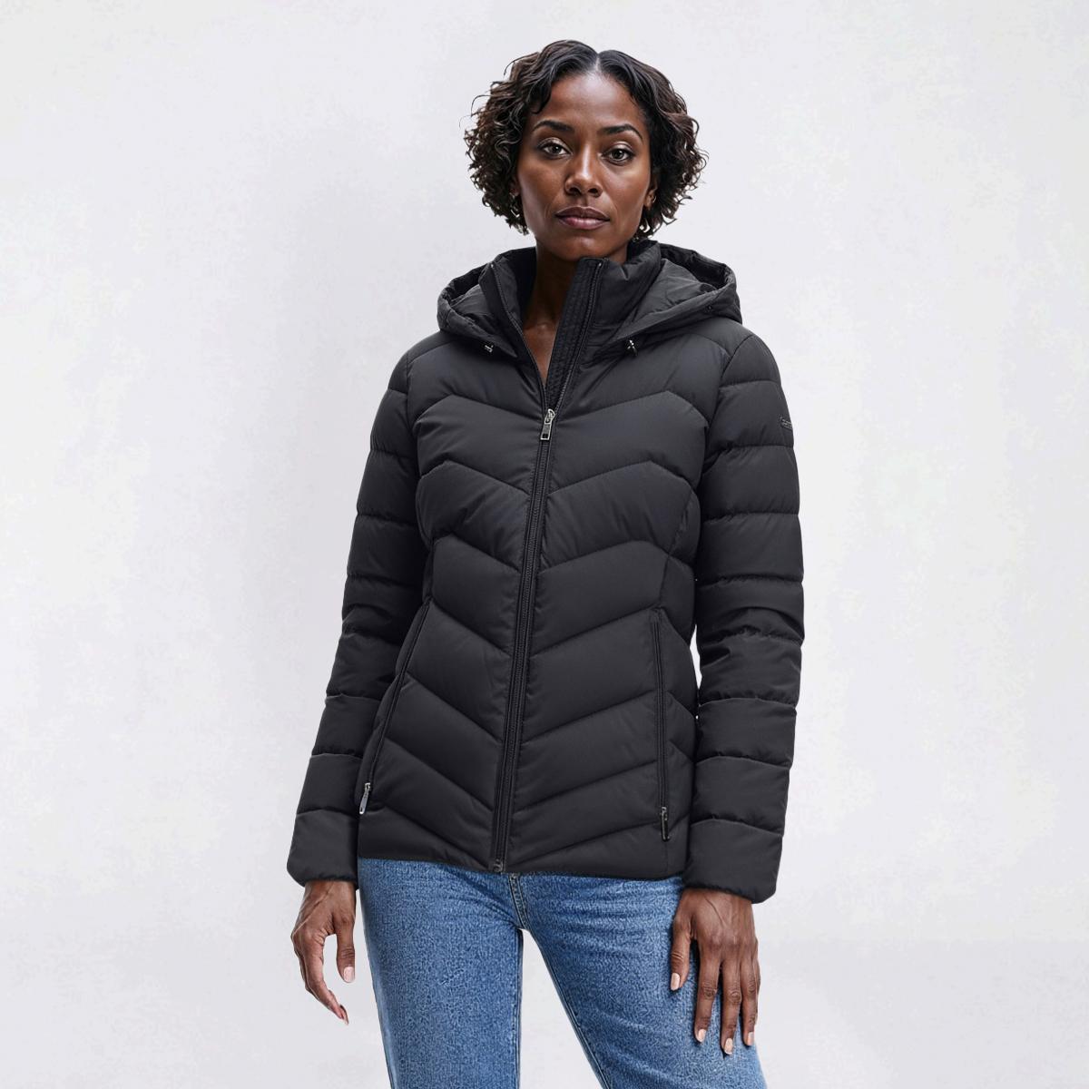 Click here for Womens Calvin Klein Short Stretch Puffer Jacket prices
